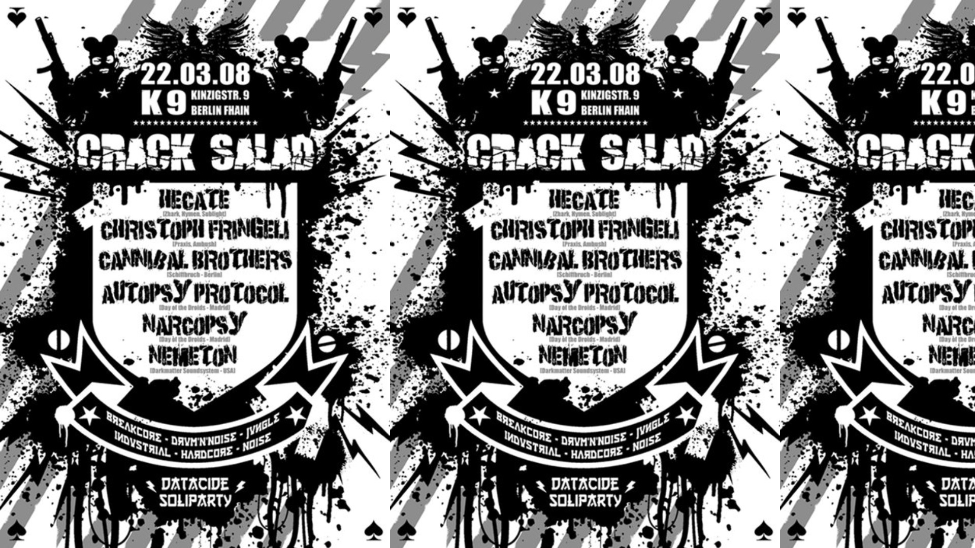 Datacide Soliparty 22.03.08 in Berlin - Datacide